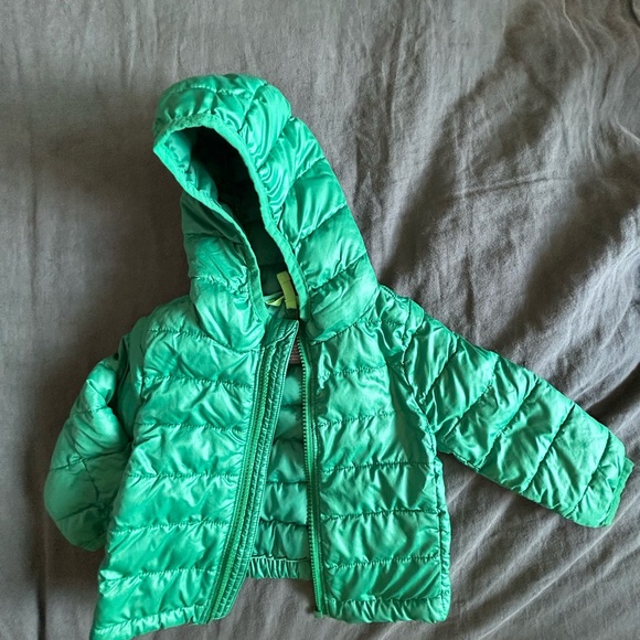 Primary | Jackets & Coats | Primary Brand Green Kids Puffer Jacket ...